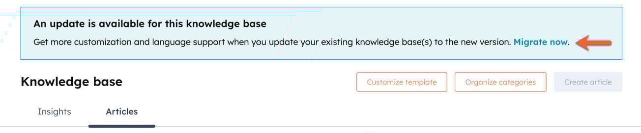 Migrate your knowledge base